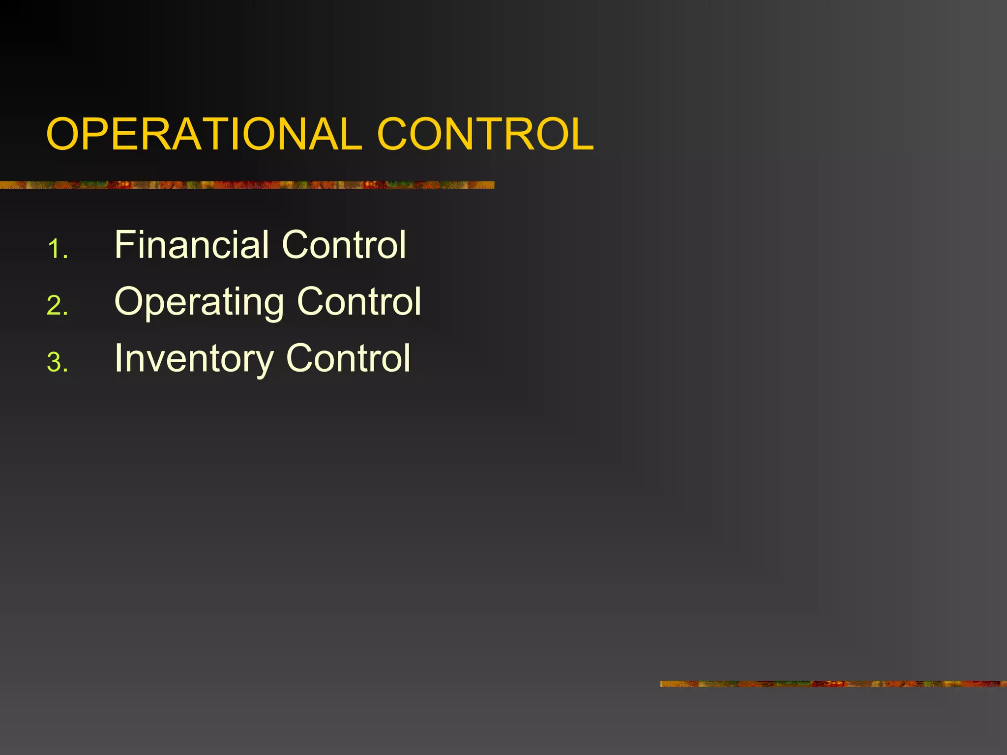 Controlling Management Ppt