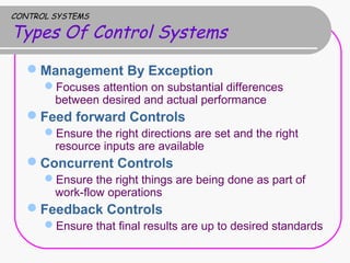 Controlling, types, techniques, process as a Management Function | PPT ...