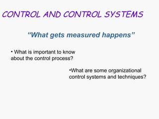Controlling: Concept, Process, Types, Techniques | PPT