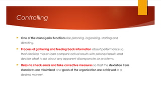 Organizational controlling | PPT