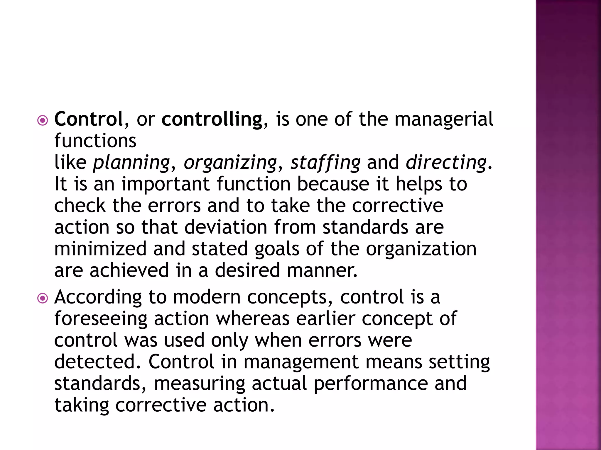 Controlling | PPTX