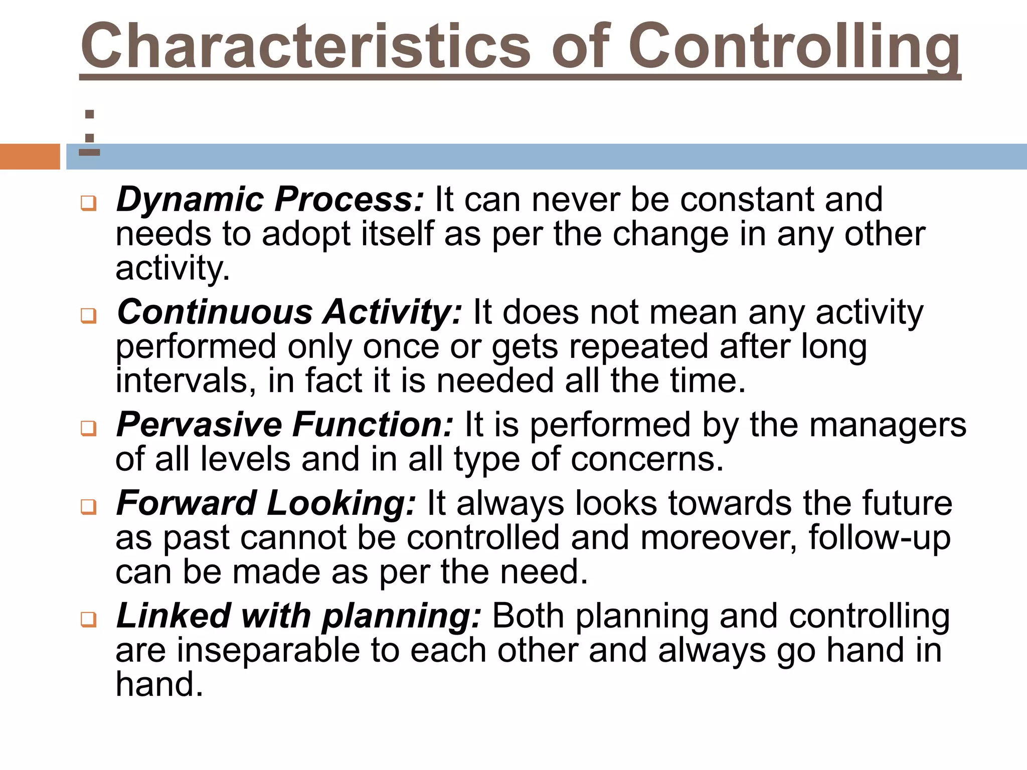 Controlling | PPTX