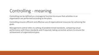 Controlling | PPTX