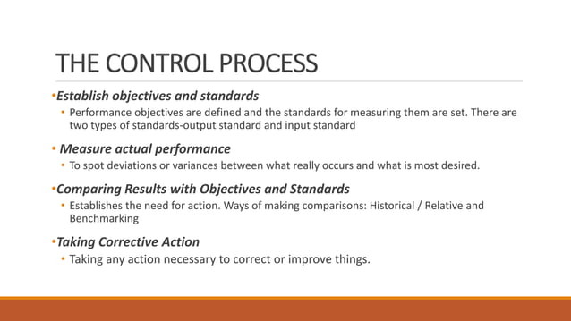 Controlling | PPTX | Business | Business and Finance