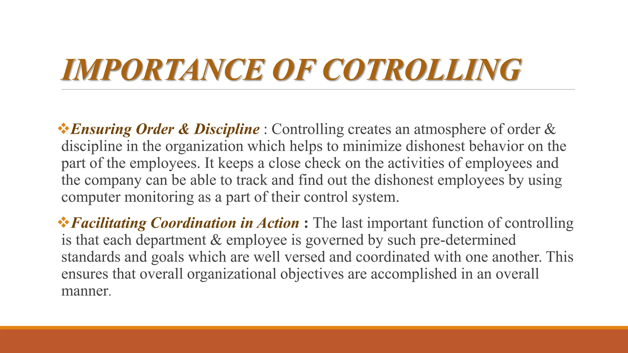 “Controlling in business management " | PPTX