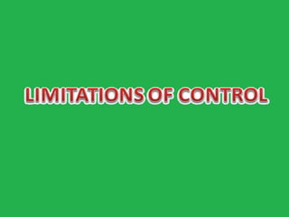 CONTROLLING its function, purpose,actions | PPT