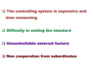 CONTROLLING its function, purpose,actions | PPT