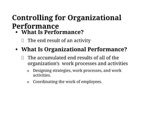 Controlling Management Controlling Management | PDF
