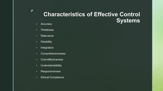 CONTROLLING IN MANAGEMENT MASTER IN BUSINESS | PPT