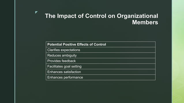 CONTROLLING IN MANAGEMENT MASTER IN BUSINESS | PPT