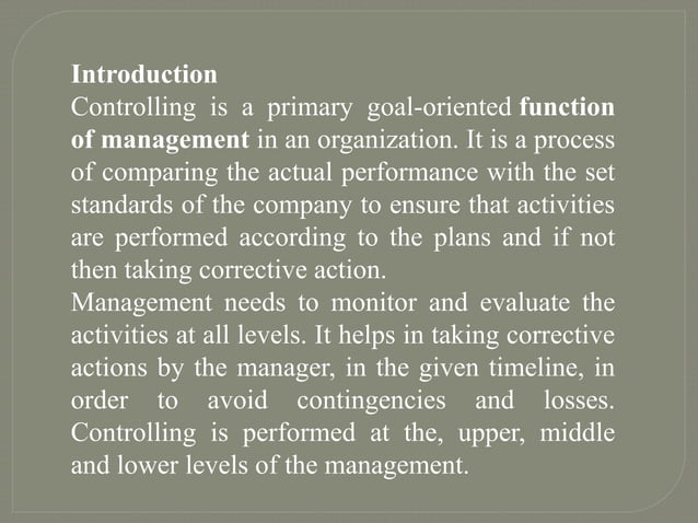 CONTROLLING TYPES OF CONTROLLING PPT .pptx