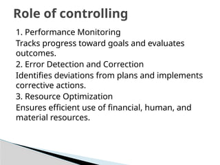 CONTROLLING on organizational behavior.pptx