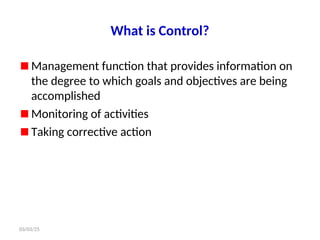 Controlling.ppt, very important ppt to know about controlling | PPT