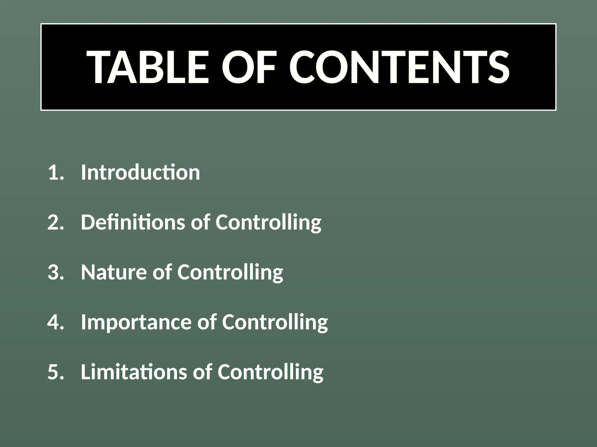 controlling-in-managemen t by Shivam Sharma.pptx | Business | Business ...