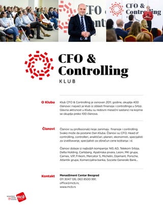 CONTROLLING MAGAZIN #15 MENADŽMENT CENTAR BEOGRAD | PDF