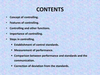 Controlling 2 ppt | PPTX