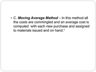 Controlling and Costing Materials Inventory - 2023.ppt