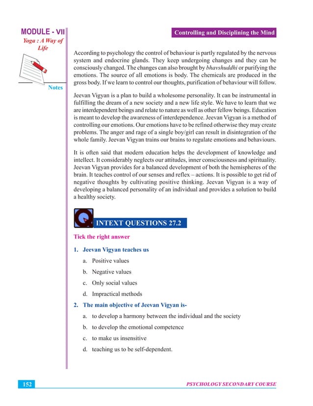 Controlling and disciplining the mind | PDF