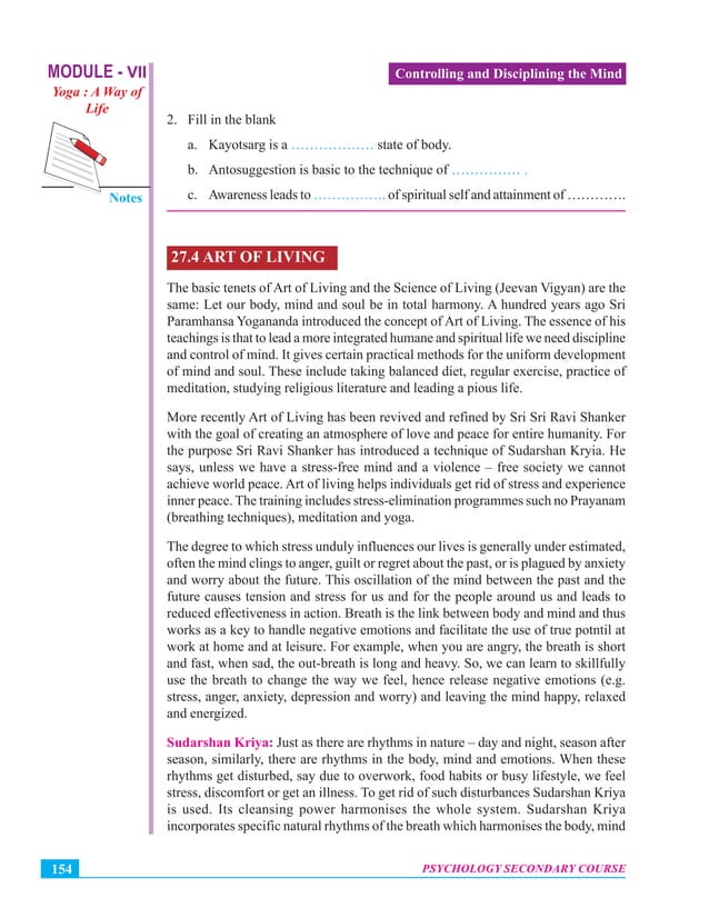 Controlling and disciplining the mind | PDF