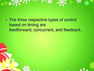 Controlling and evaluation mechanism | PPTX