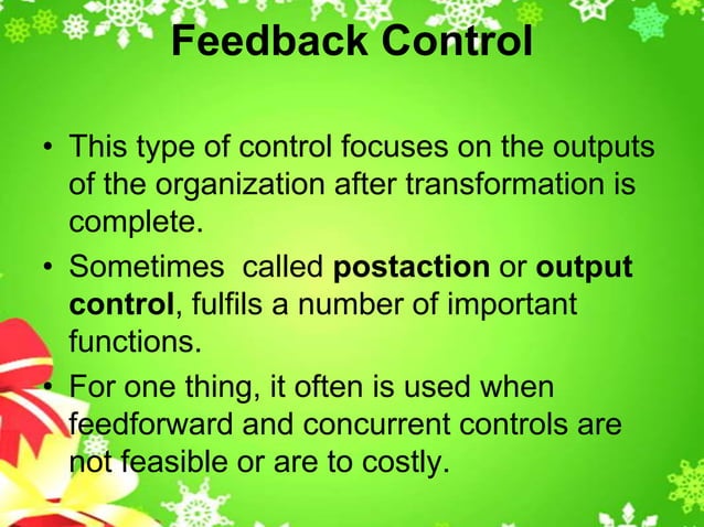 Controlling and evaluation mechanism | PPTX