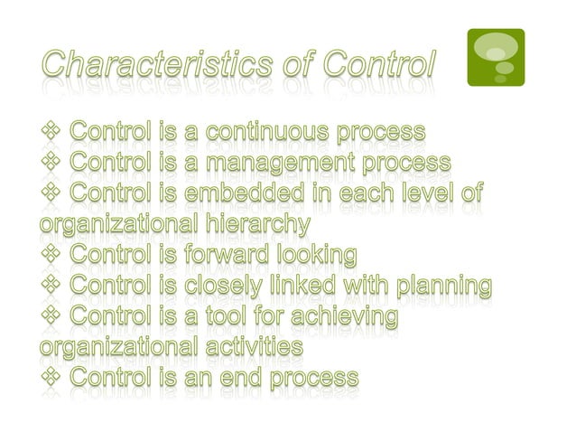 Controlling and Organizational Change (Principles of Management) | PPT