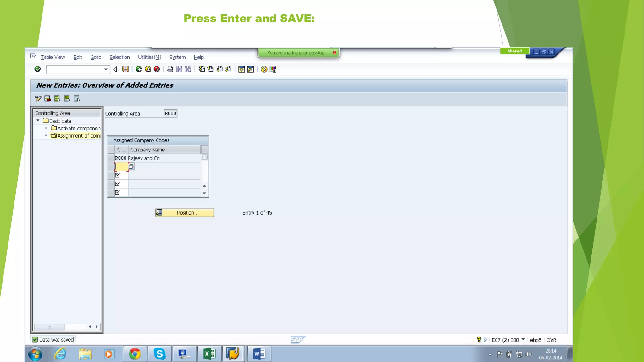 Controlling area issue in sap fico | PPT