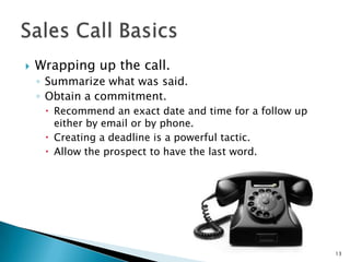Controlling a Sales Call | PPTX
