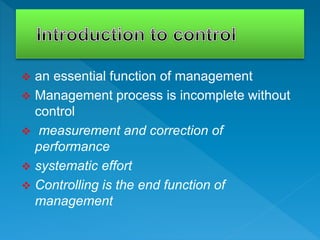 Controlling | PPTX