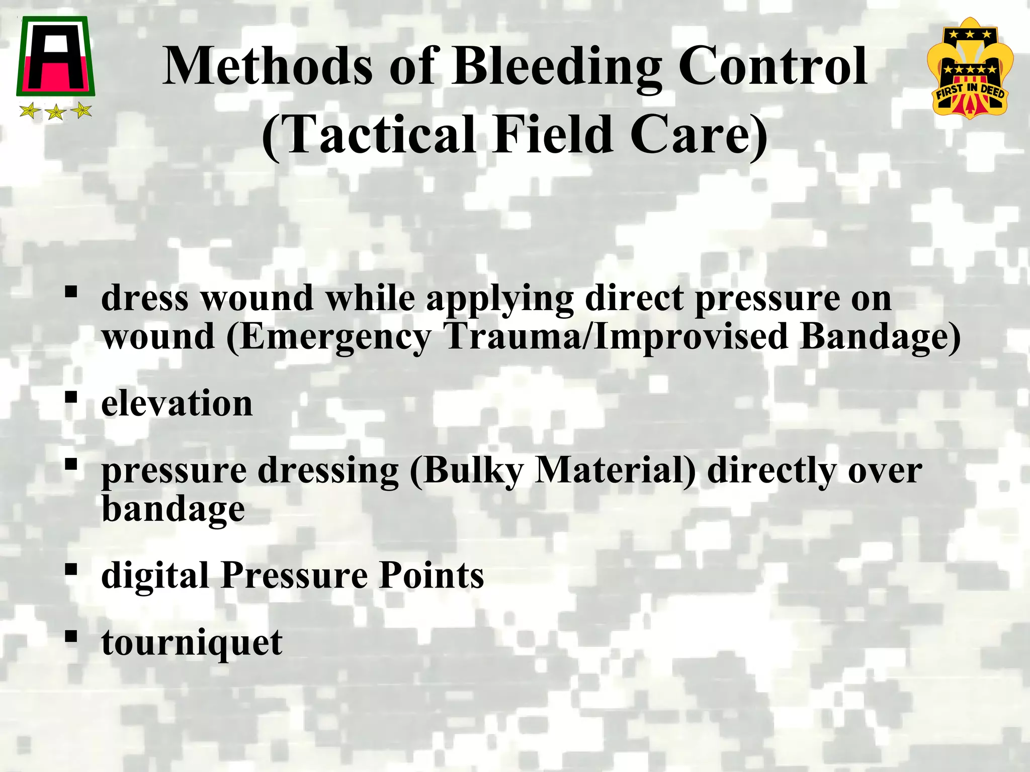 Controlling bleeding | PPT