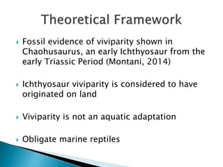 Controlling Factors of Viviparity in Ichthyosaurs | PPT