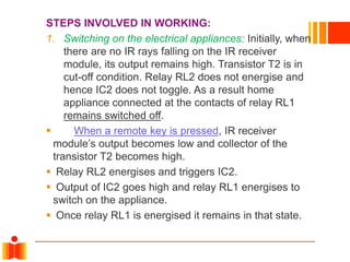 Controlling home appliances using remote (2) | PPTX
