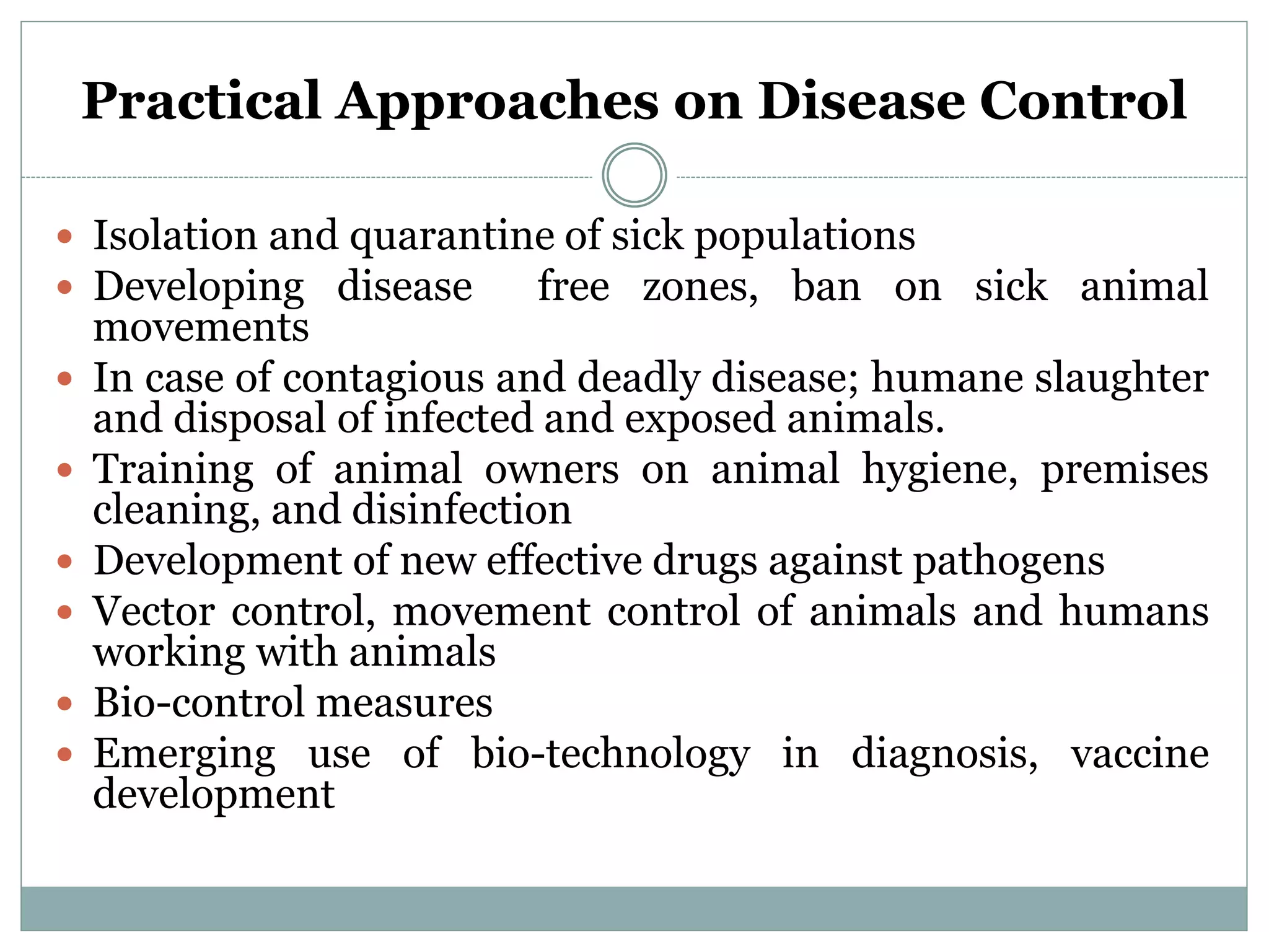 Controlling infectious diseases | PPT
