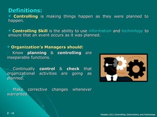 Controlling, Information, and Technology | PPS