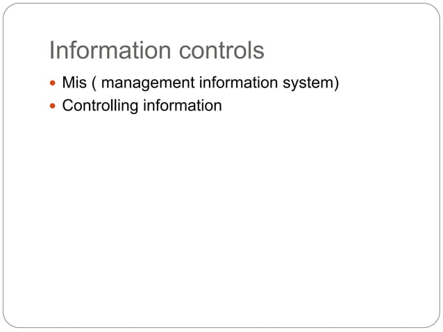 Controlling in management | PPTX | Business | Business and Finance