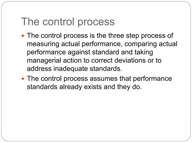 Controlling in management | PPTX | Business | Business and Finance