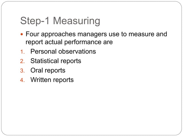 Controlling in management | PPTX | Business | Business and Finance