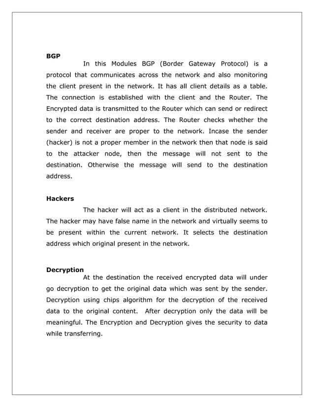 Controlling ip spoofing through inter domain packet filters(synopsis) | PDF