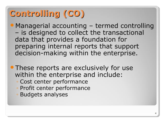 Controlling management | PPT