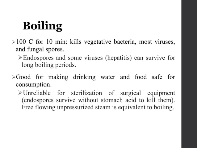 Physical and chemical method to Control microbial growth | PPTX ...