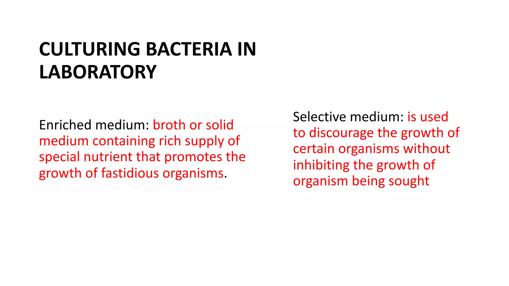Controlling microbial growth in vitro | PDF