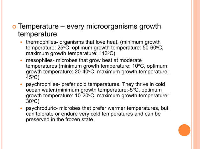 Controlling microbial growth in vitro | PPTX