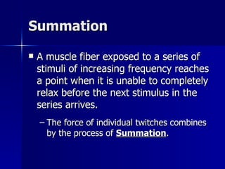Controlling muscle contraction | PPT