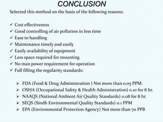Controlling of air pollutant (Ozone Gas) | PPT