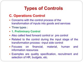 Controlling Functon in Management | PPTX