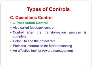 Controlling Functon in Management | PPTX