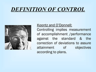 Controlling ppt | PPT