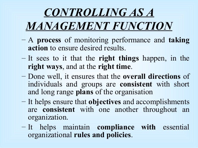 Controlling ppt