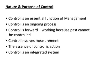Controlling ppt | PPTX | Business Accounting & Finance | Business