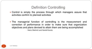 Controlling ppt | PPT